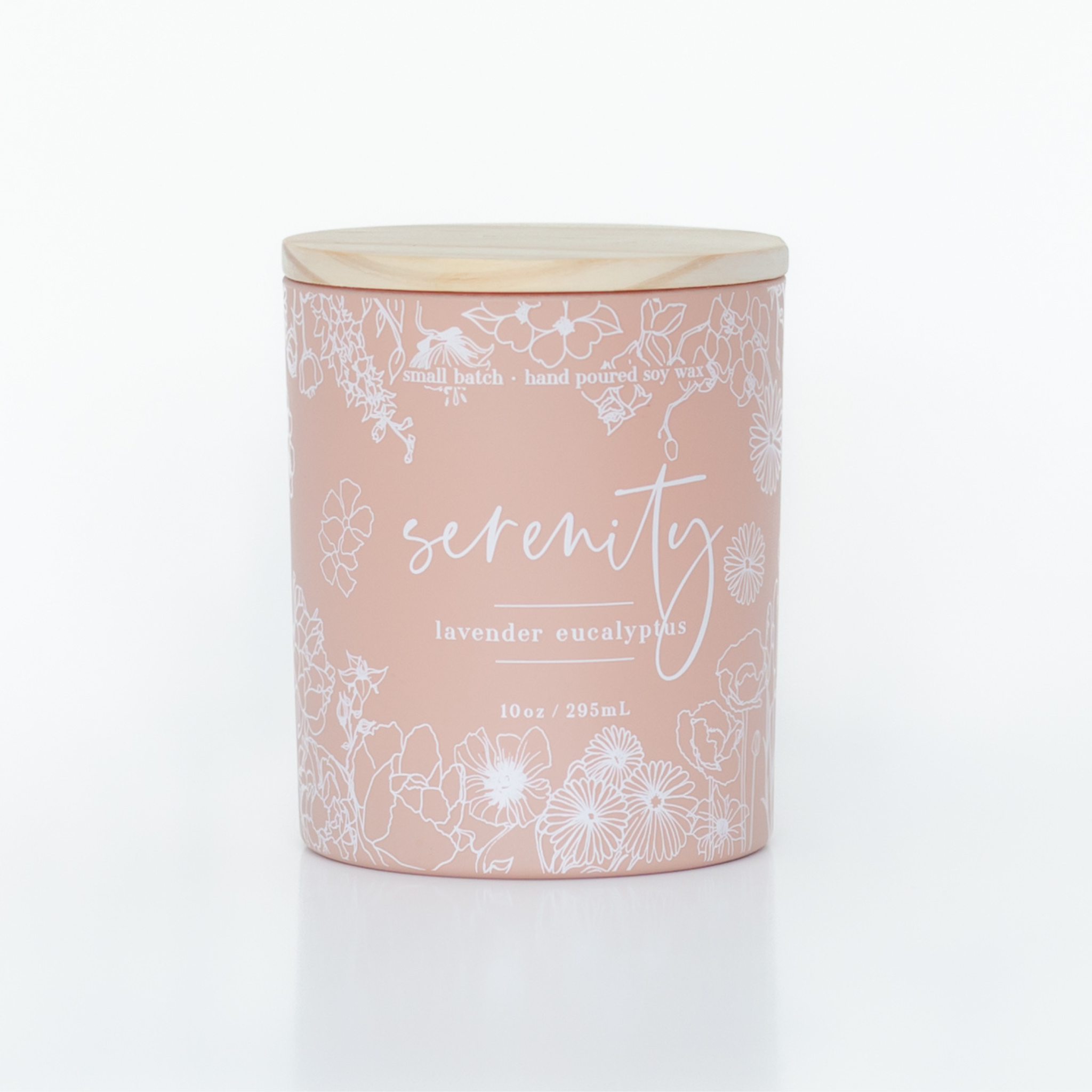 Matte Pink Serenity Candle [10 oz.] – Crave Candles